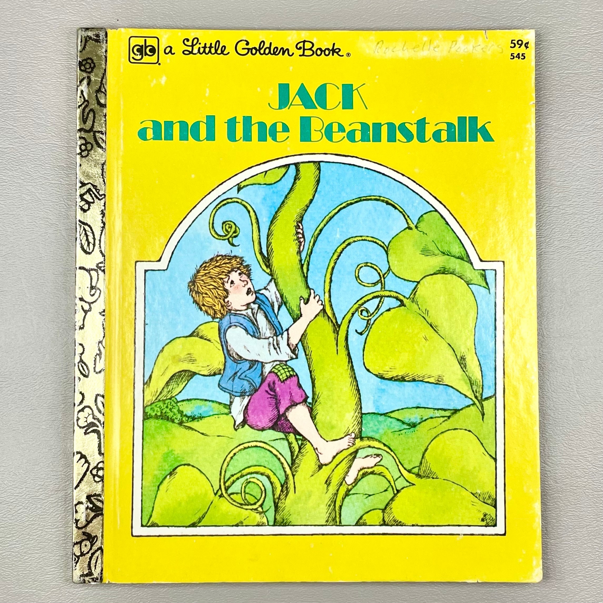 Vintage 1973 Little Golden Book jack and the Beanstalk, Hardcover ...