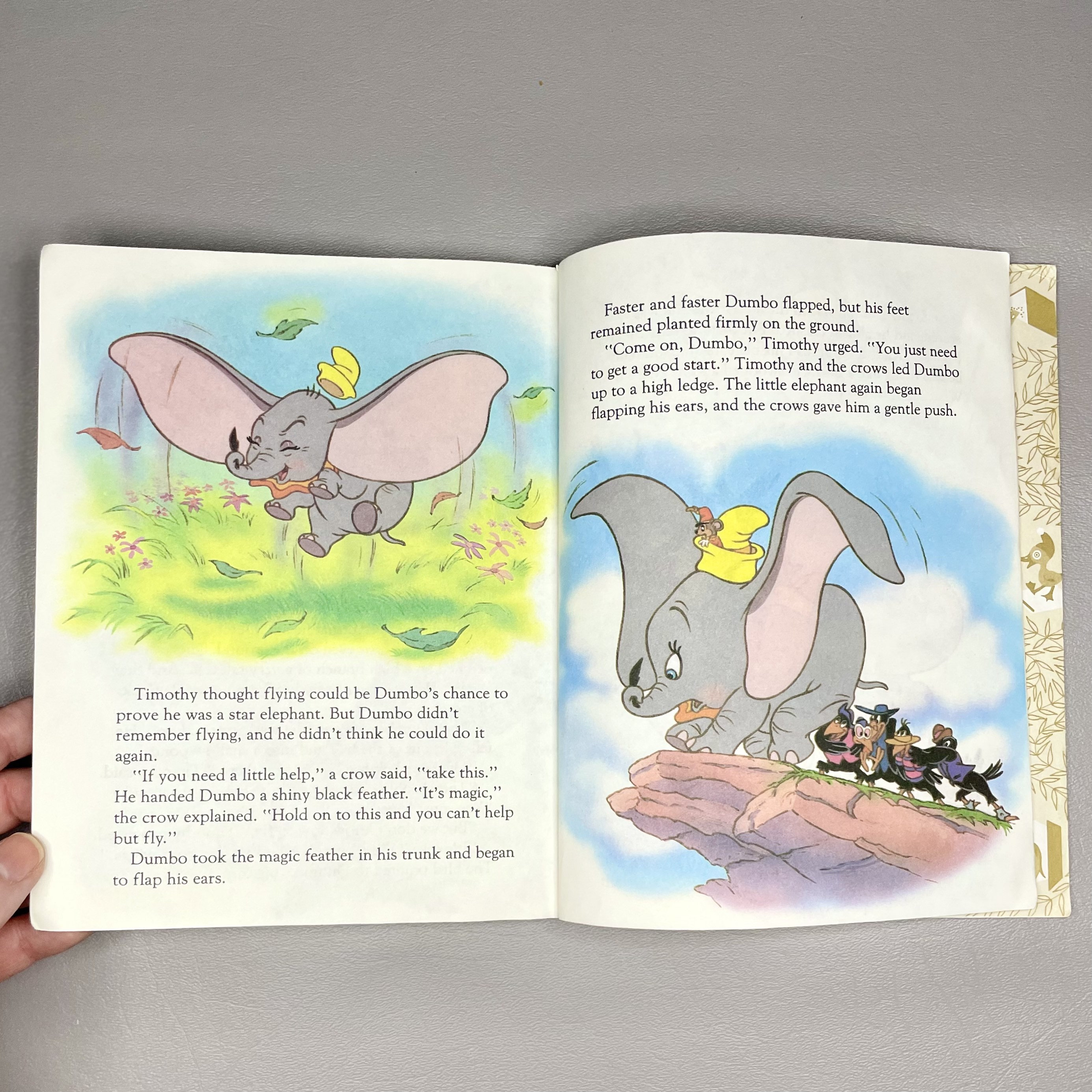 Vintage 1988 Dumbo Little Golden Book: Walt Disney's Hardcover - Etsy