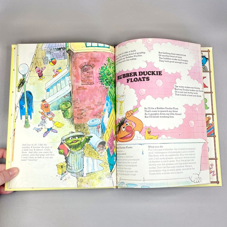 Vintage 1983 Sesame Street Treasury Hardcover Book - Etsy