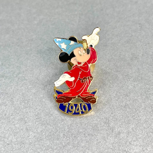 Mickey Mouse Wizard Pin - Etsy
