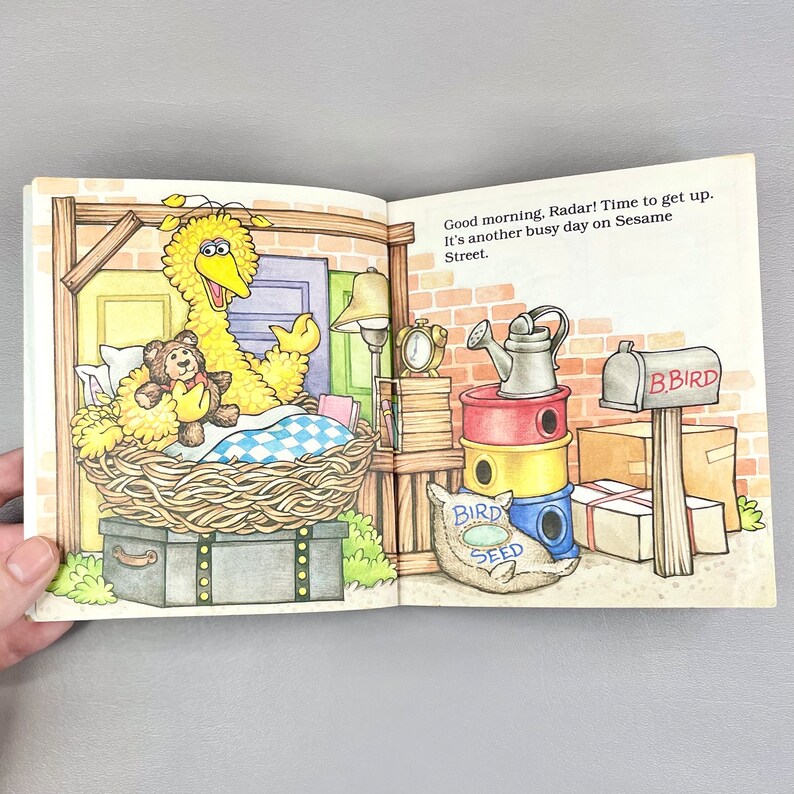 Vintage 1987 Big Bird's Busy Day First Little Golden Book - Etsy
