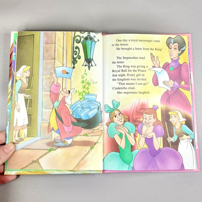 Vintage Book 1995 “cinderella” Disney’s Wonderful World of Reading ...