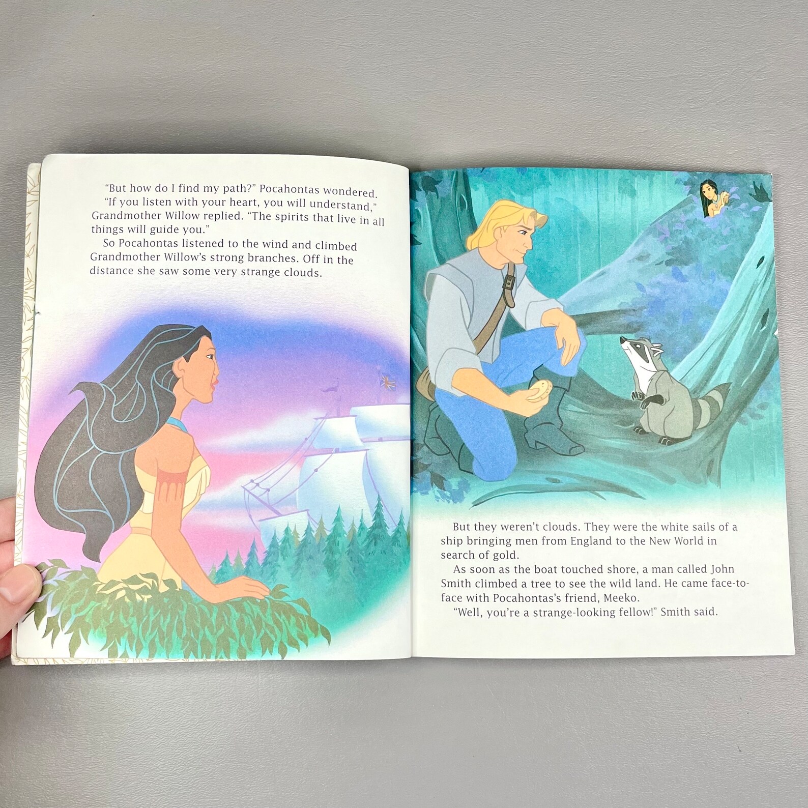 Vintage 1995 Little Golden Book pocahontas Walt Disneys, Hardcover ...