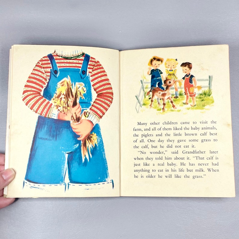 Vintage 1952 Little Golden Book: Dolly Takes a Trip, Cardboard Doll - Etsy