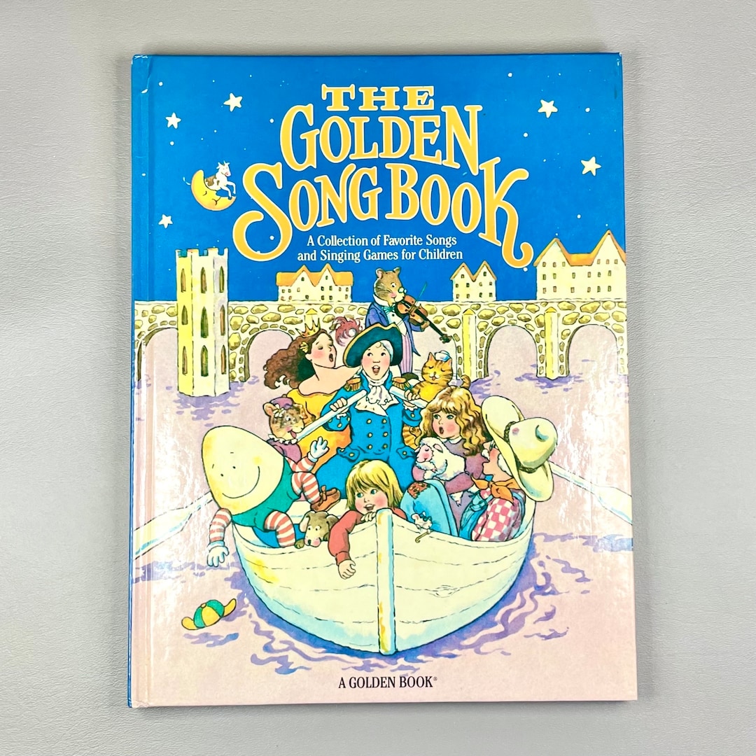 Vintage 1981 "the Golden Song Book": Children's Piano Music - Etsy