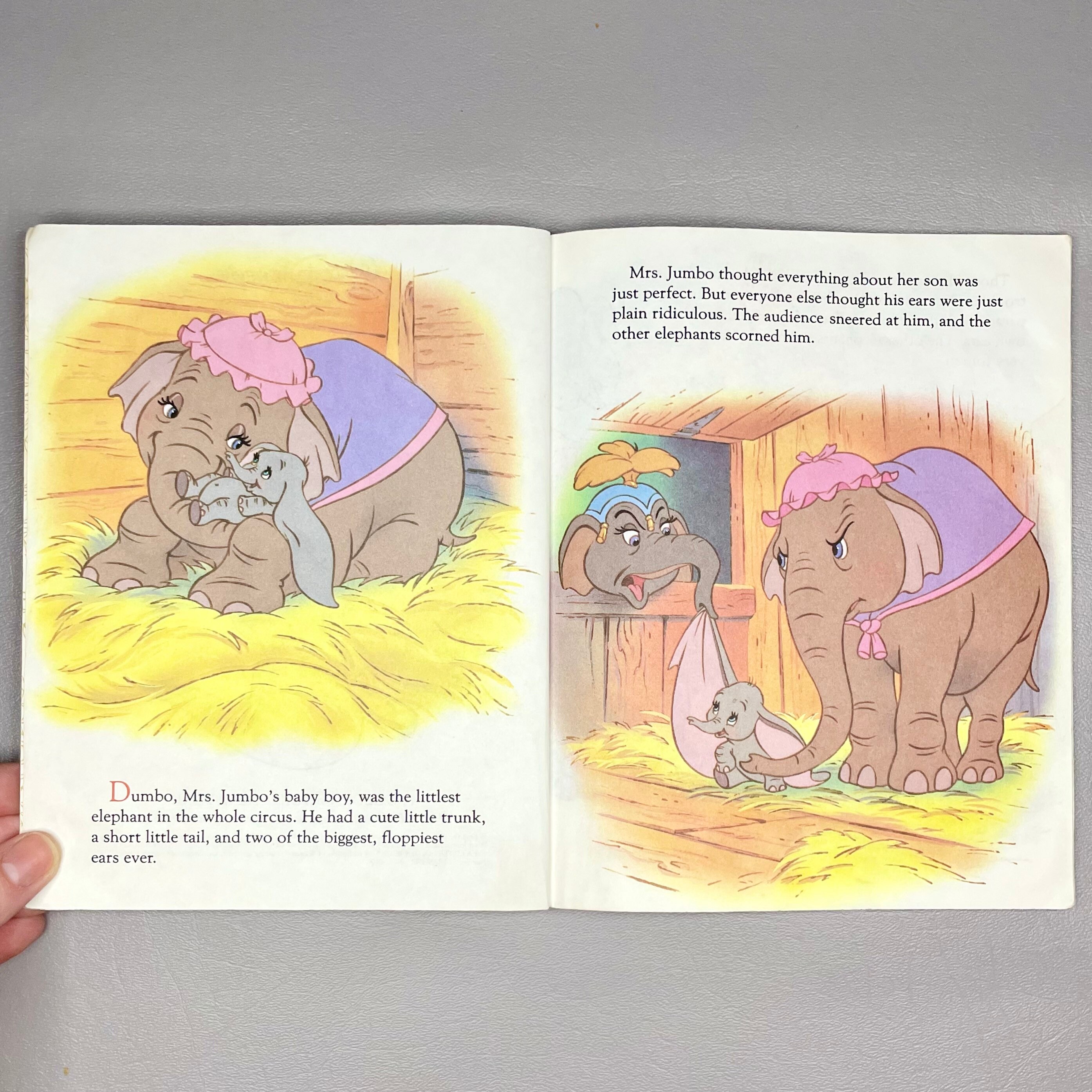 Vintage 1988 Dumbo Little Golden Book: Walt Disney's Hardcover - Etsy