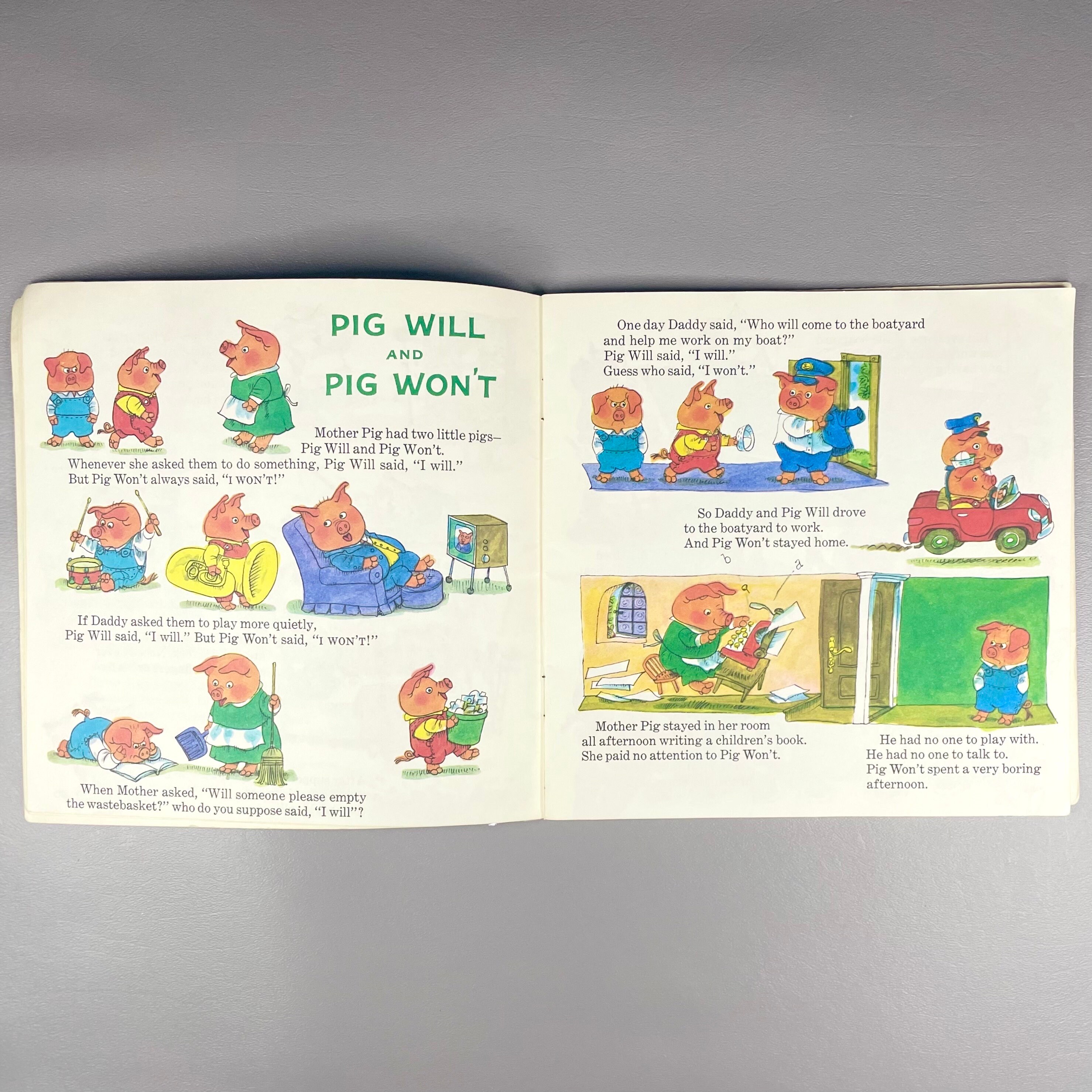 Vintage Book 1973 richard Scarrys Please and Thank You Book by Richard ...