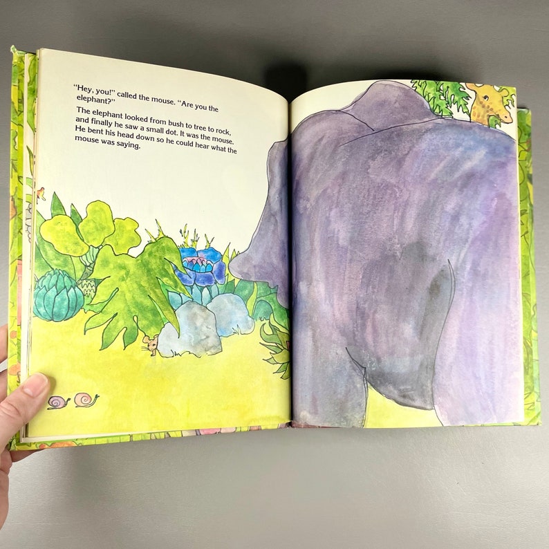 Vintage Book 1969 the Mouse and the Elephant by Barbara K. - Etsy