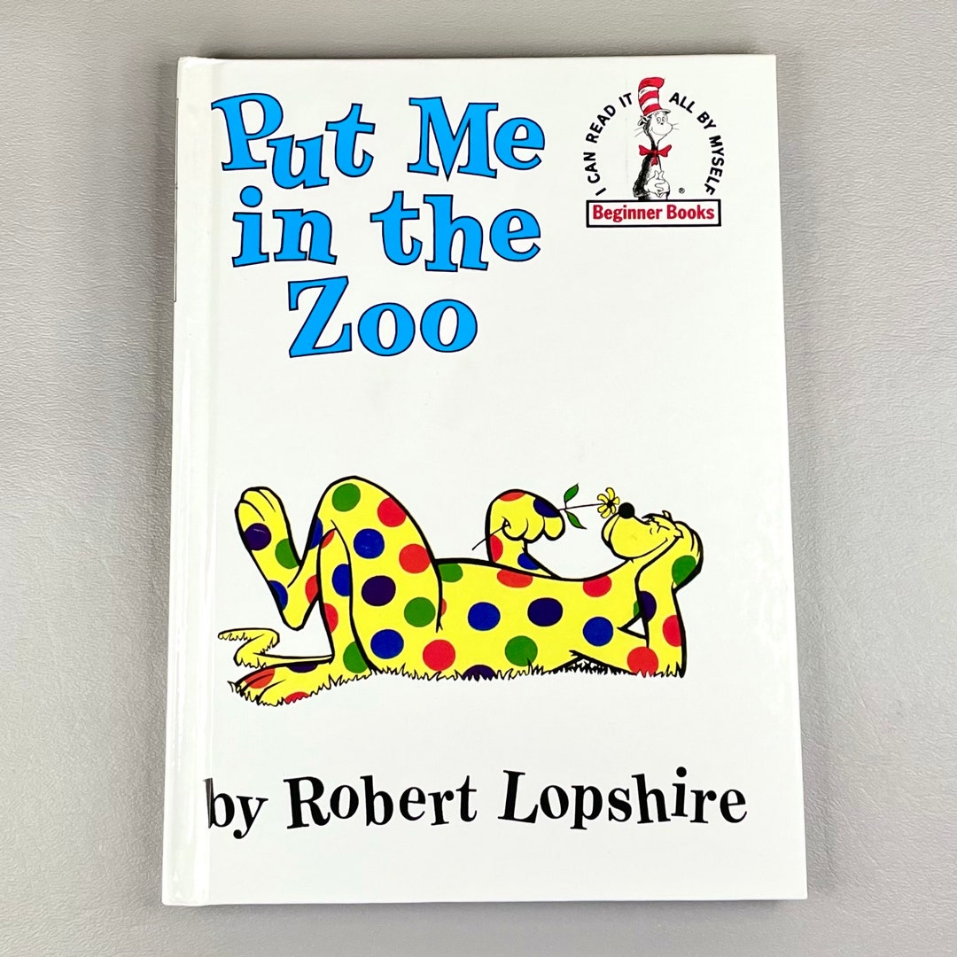 Vintage Book 1988 put Me in the Zoo by Robert Lopshire Dr. Seuss ...