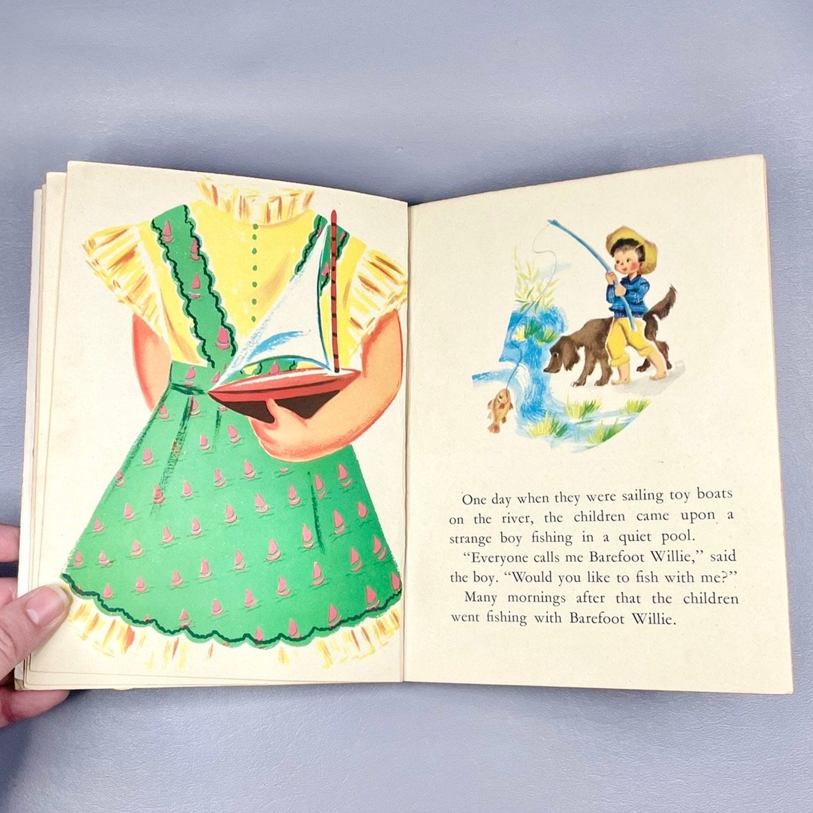 Vintage 1952 Little Golden Book: Dolly Takes a Trip, Cardboard Doll - Etsy