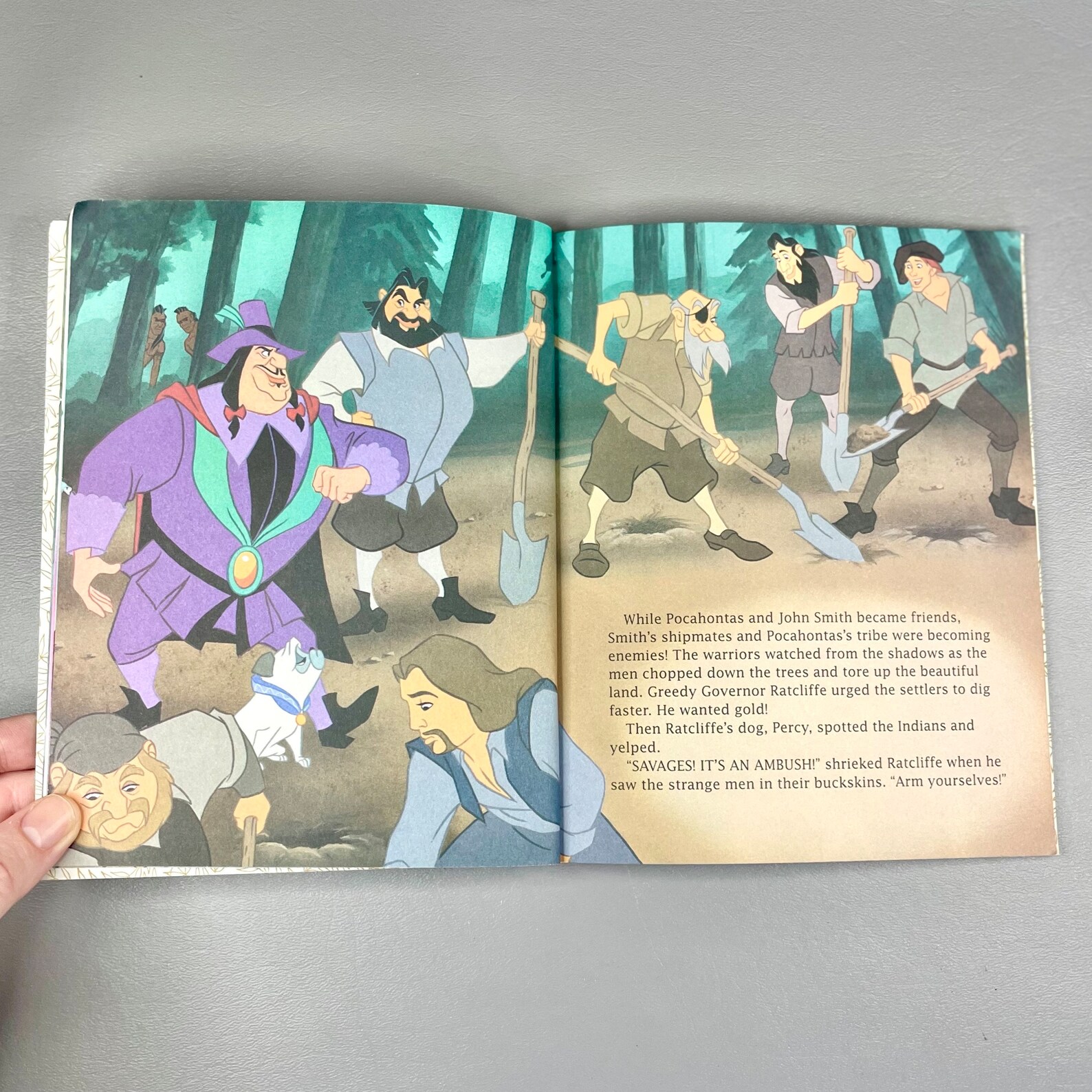 Vintage 1995 Little Golden Book pocahontas Walt Disneys, Hardcover ...