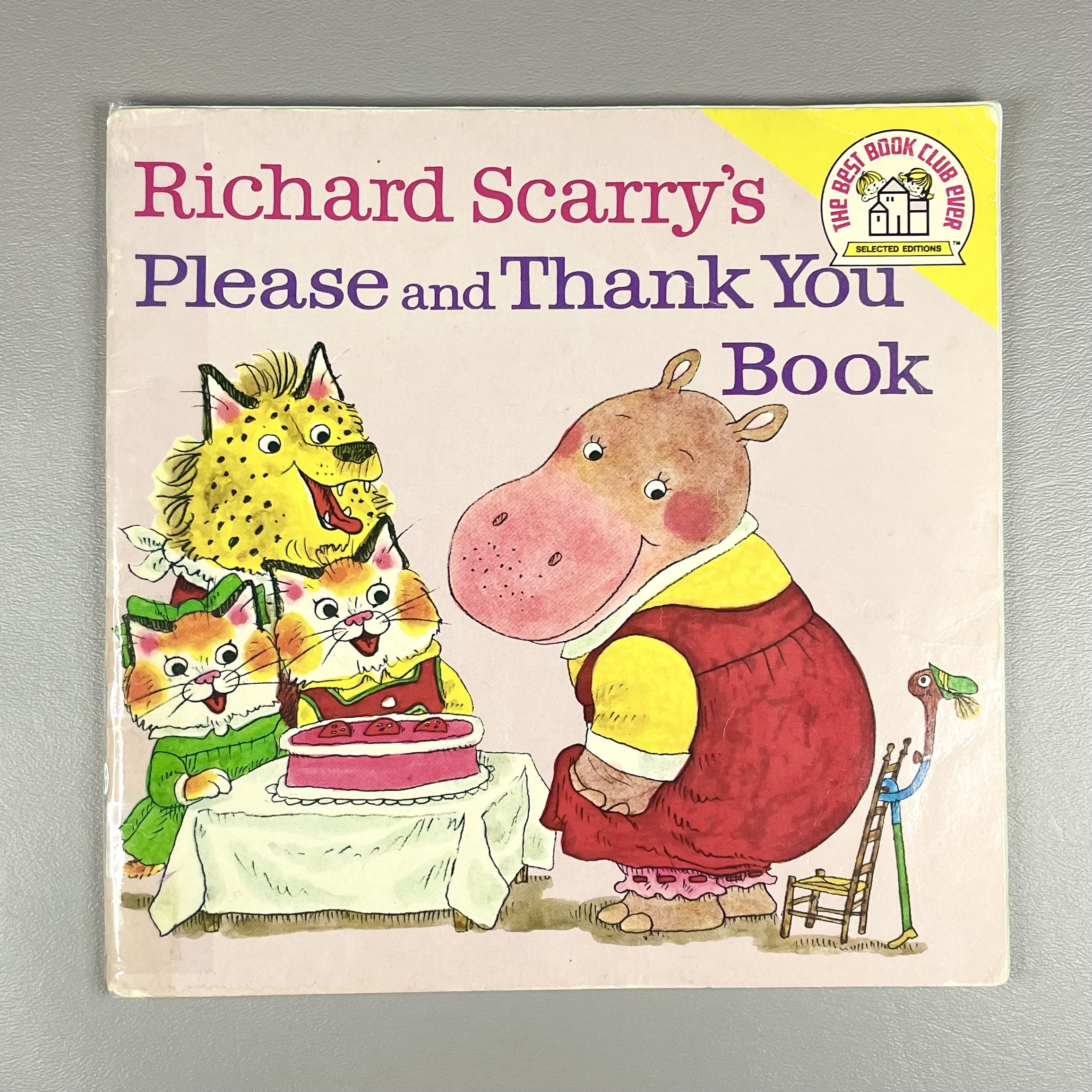 Vintage Book 1973 richard Scarrys Please and Thank You Book by Richard ...