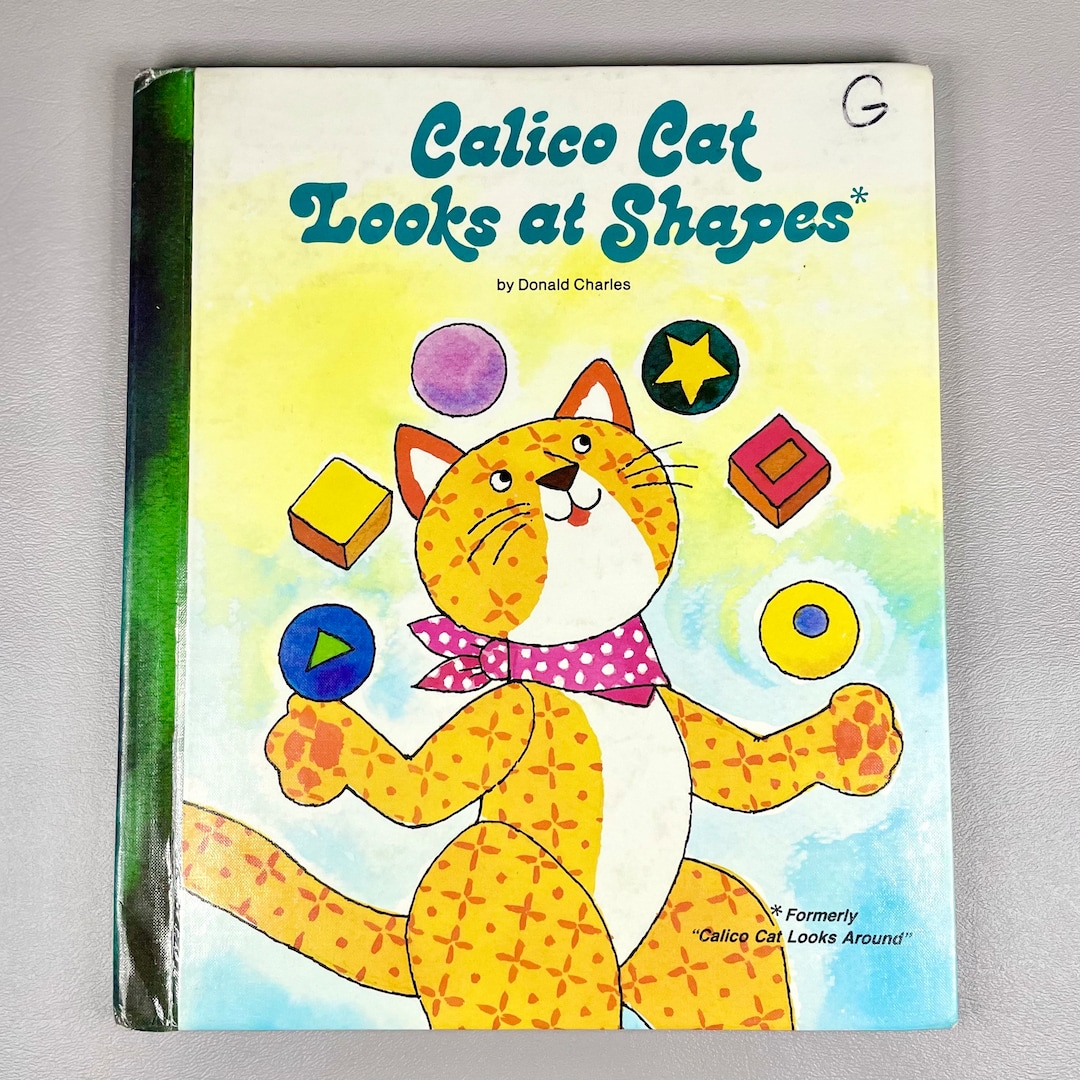 Vintage Book 1975 “calico Cat Looks at Shapes” by Donald Charles ...