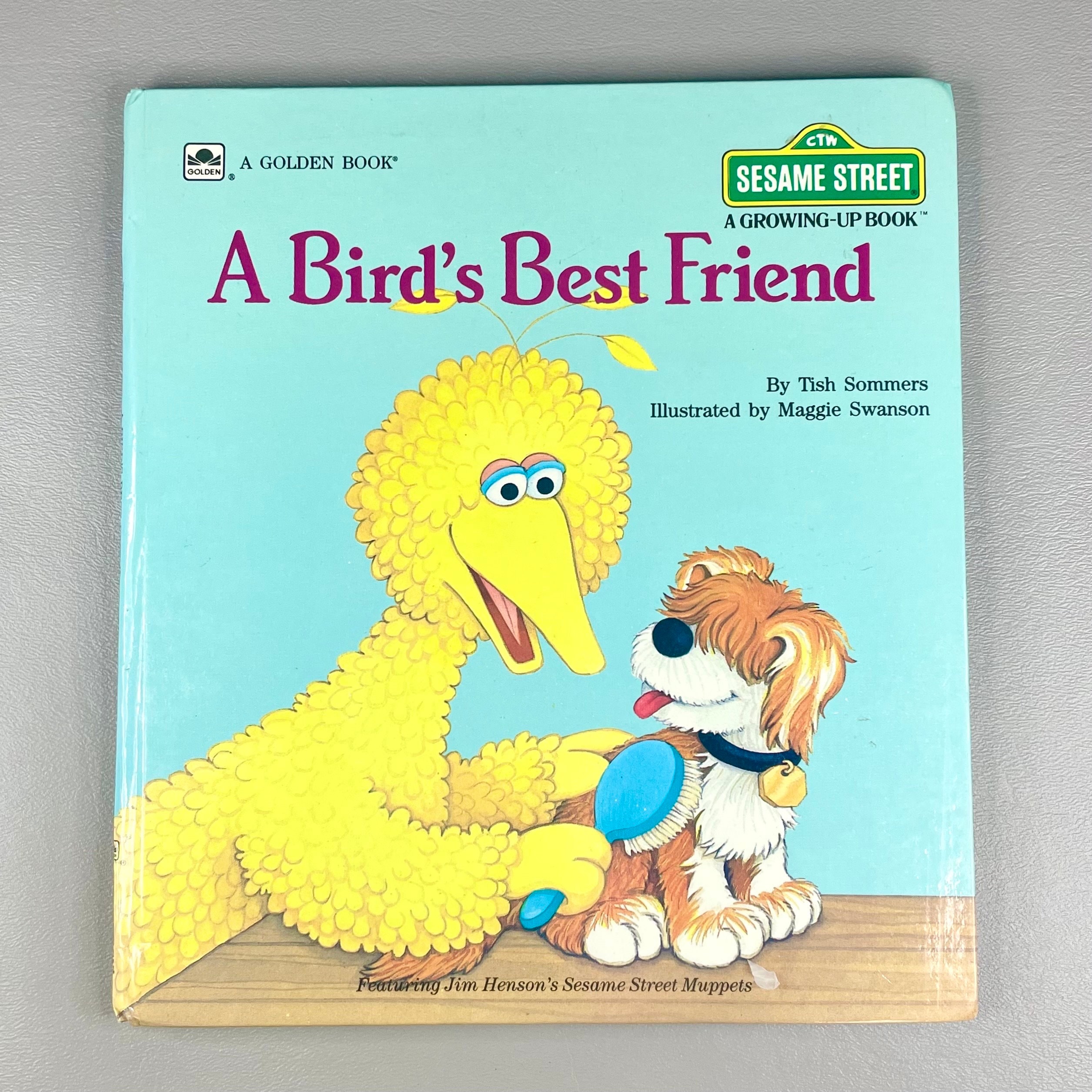 Vintage Book 1986 A Birds Best Friend, Sesame Street Hardcover Paper ...