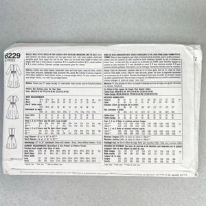 Vintage 1992 Simplicity 8229 Sewing Uncut Pattern, Size 12 18, Womans ...