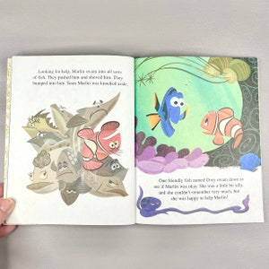 Vintage 2003 Little Golden Book “finding Nemo” Disneys Pixar, Hardcover ...