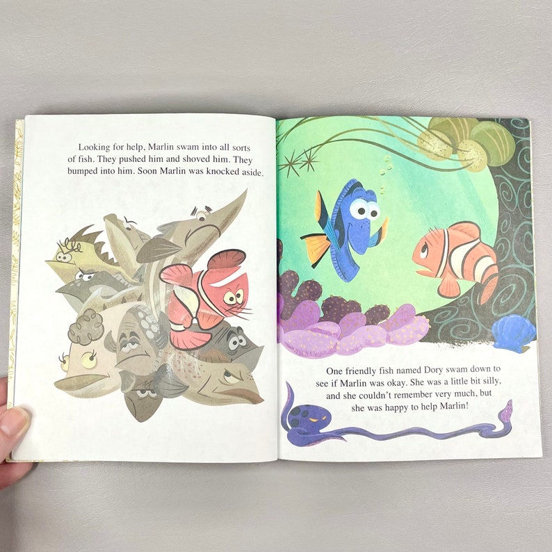 Vintage 2003 Finding Nemo Little Golden Book, Disney Pixar - Etsy