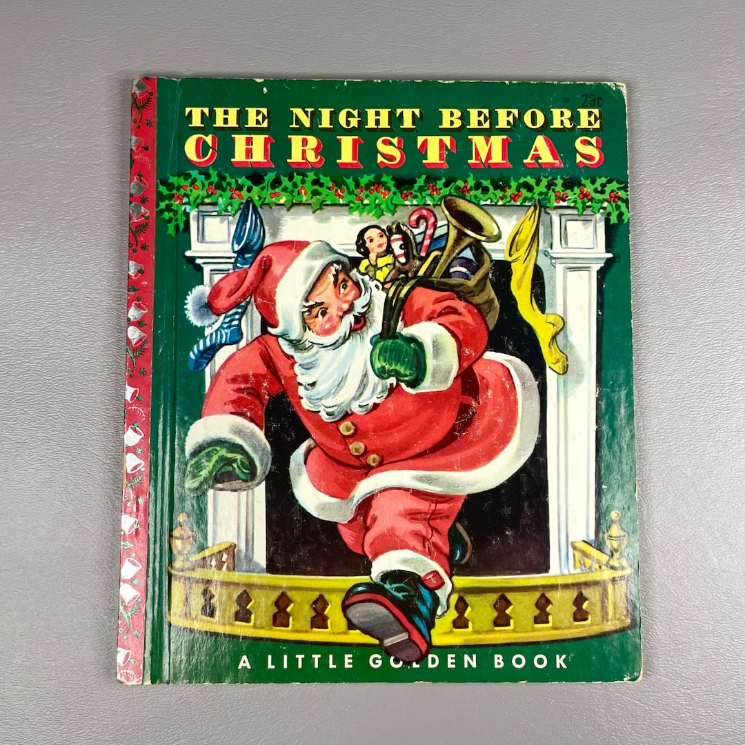 Vintage 1949 Little Golden Book the Night Before Christmas , Hardcover ...