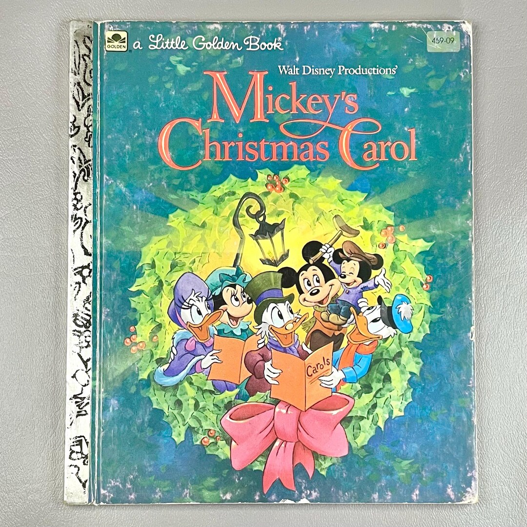 Vintage 1983 Mickey's Christmas Carol Little Golden Book - Etsy