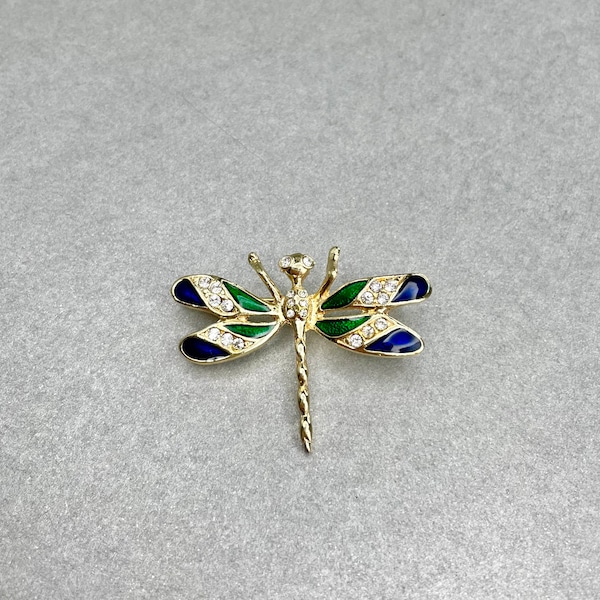 Enamel Dragonfly - Etsy