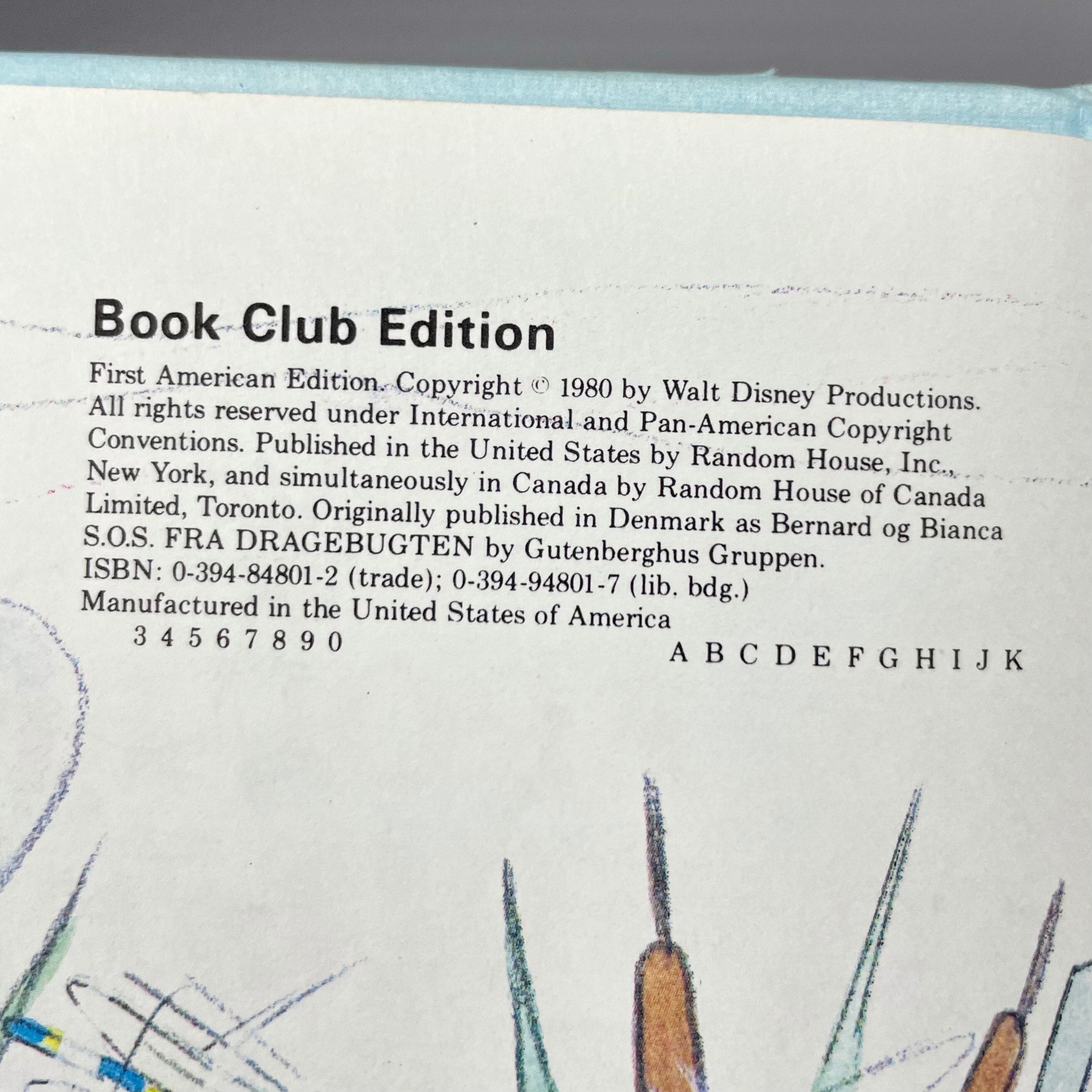 Vintage Book 1980 “the Rescuers in Trouble in Devil’s Bayou” Disney’s ...