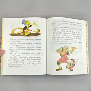 Vintage 1948 Little Golden Book “pinocchio” Walt Disney’s, Hardcover ...