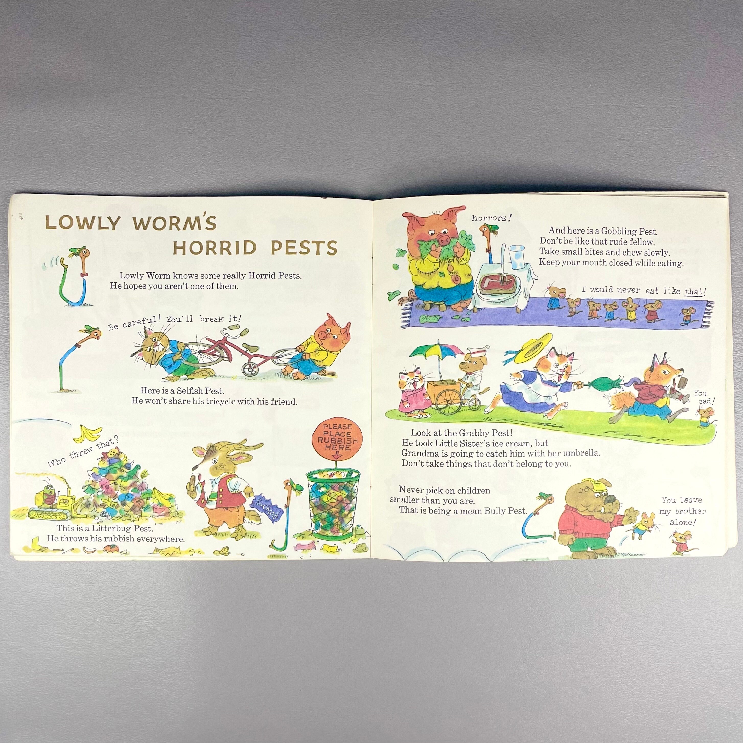 Vintage Book 1973 richard Scarrys Please and Thank You Book by Richard ...