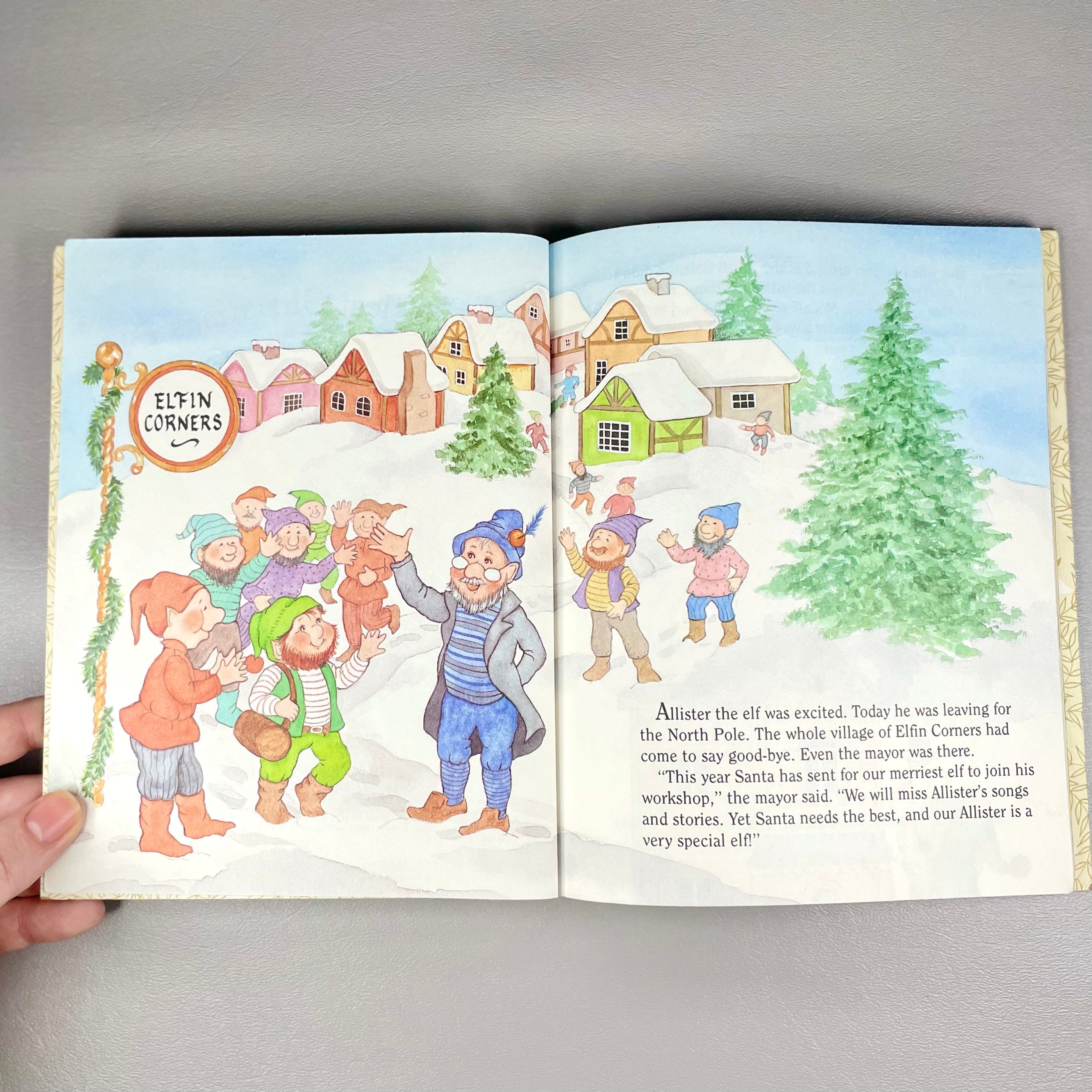 Vintage 1984 Little Golden Book the Littlest Christmas Elf - Etsy