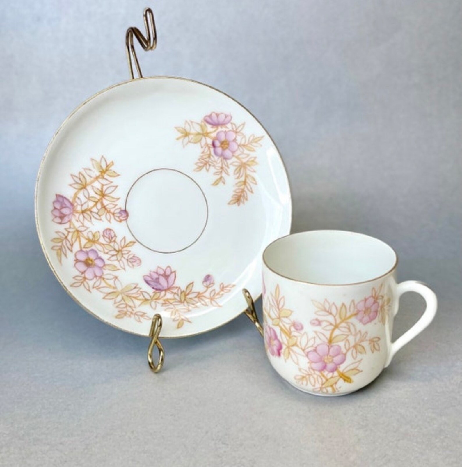 Antique Marx and Gutherz Carlsbad Austria Demitasse Cup and Saucer ...