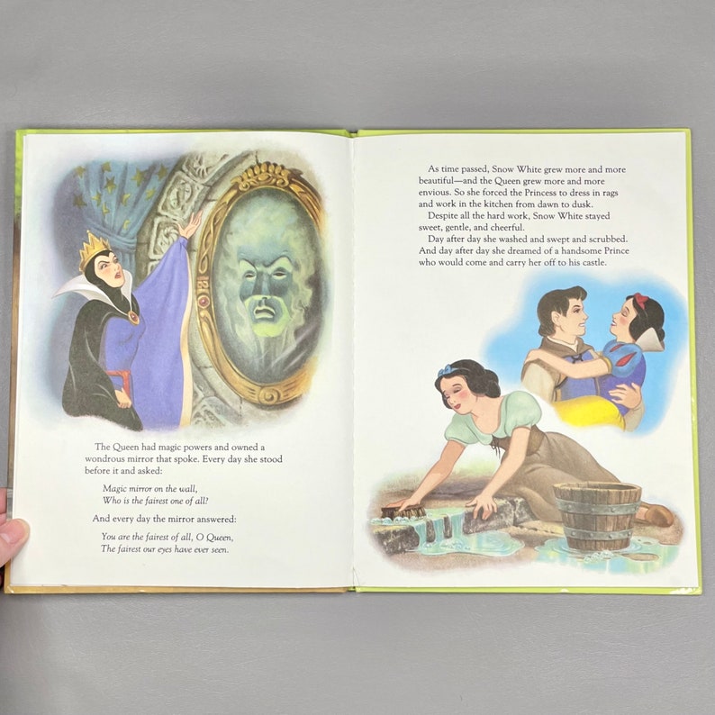 Vintage 1984 Snow White Book: Walt Disney's Classic Hardcover - Etsy
