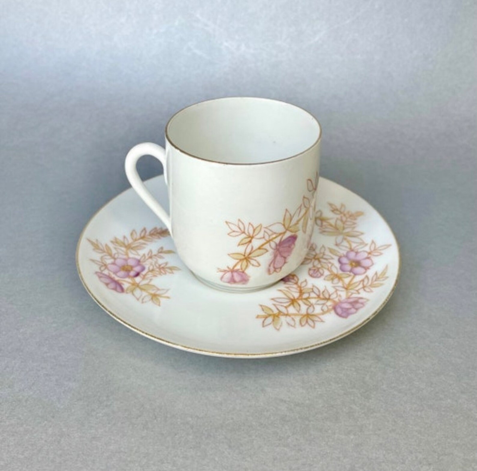 Antique Marx and Gutherz Carlsbad Austria Demitasse Cup and Saucer ...