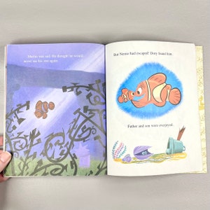 Vintage 2003 Little Golden Book “finding Nemo” Disneys Pixar, Hardcover ...