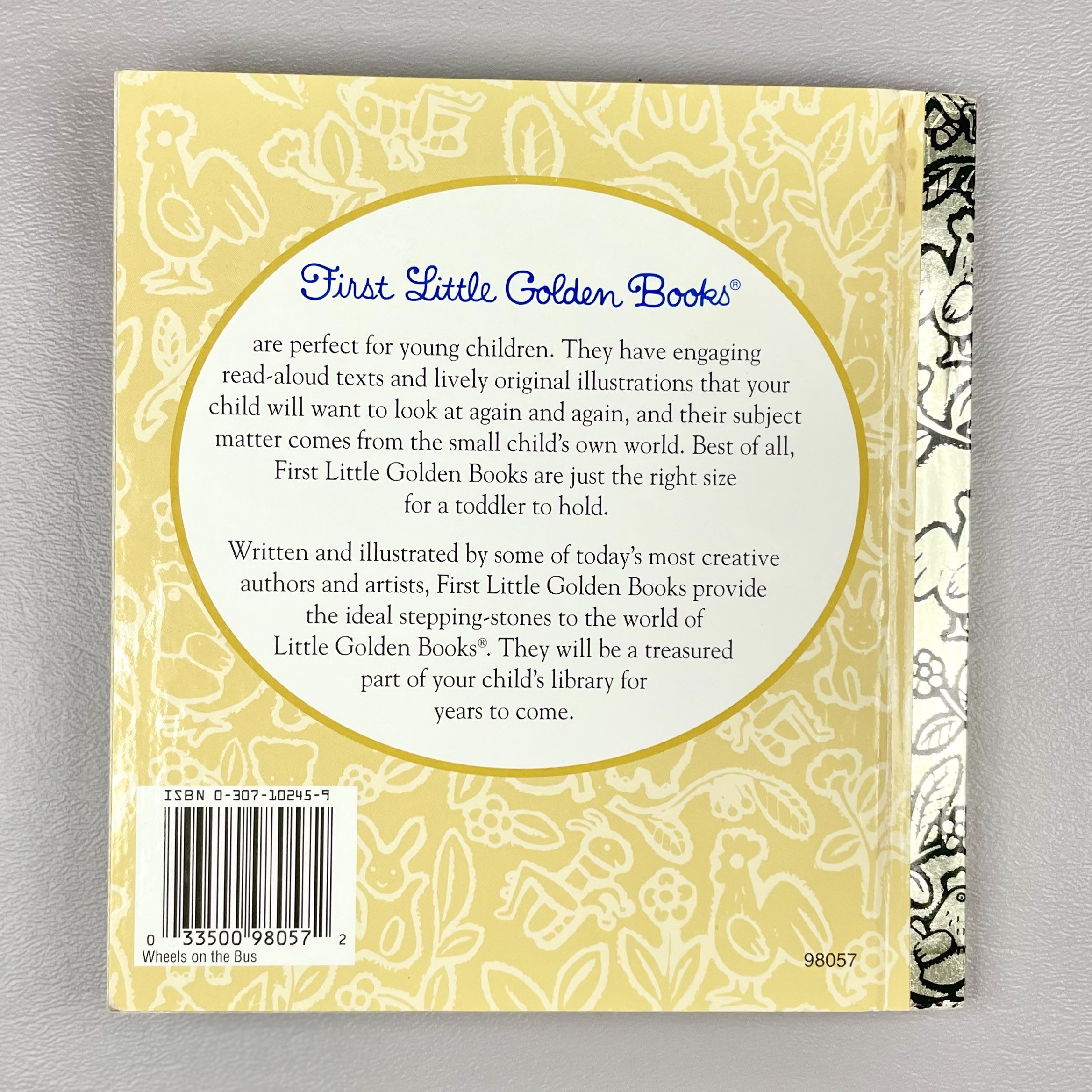 Vintage 1992 First Little Golden Book the Wheels on the Bus, Hardcover ...