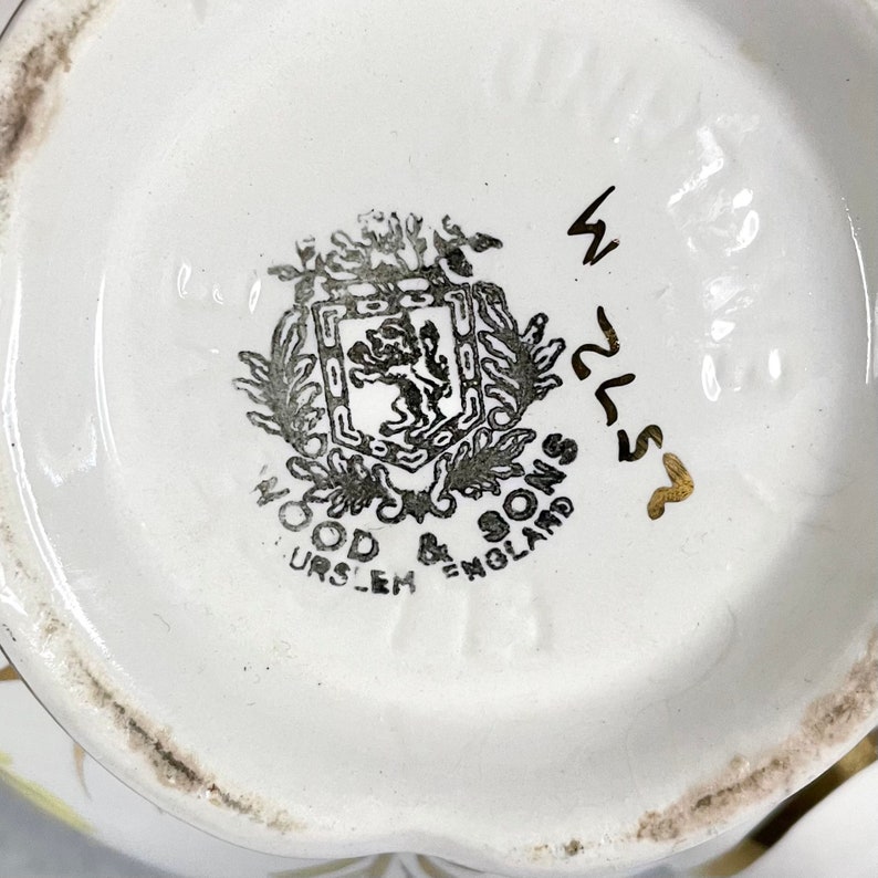 Vintage Arthur Wood & Sons Yellow Flowers Teapot England Gold - Etsy