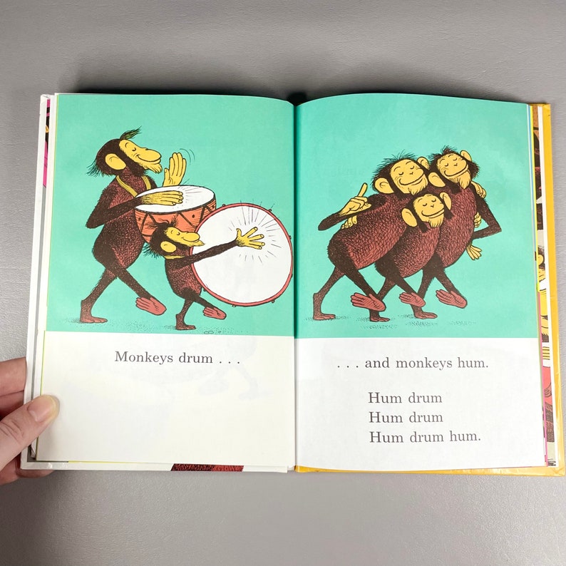 Vintage Dr. Seuss Book: Hand, Hand, Fingers, Thumb - 1969 Hardcover - Etsy