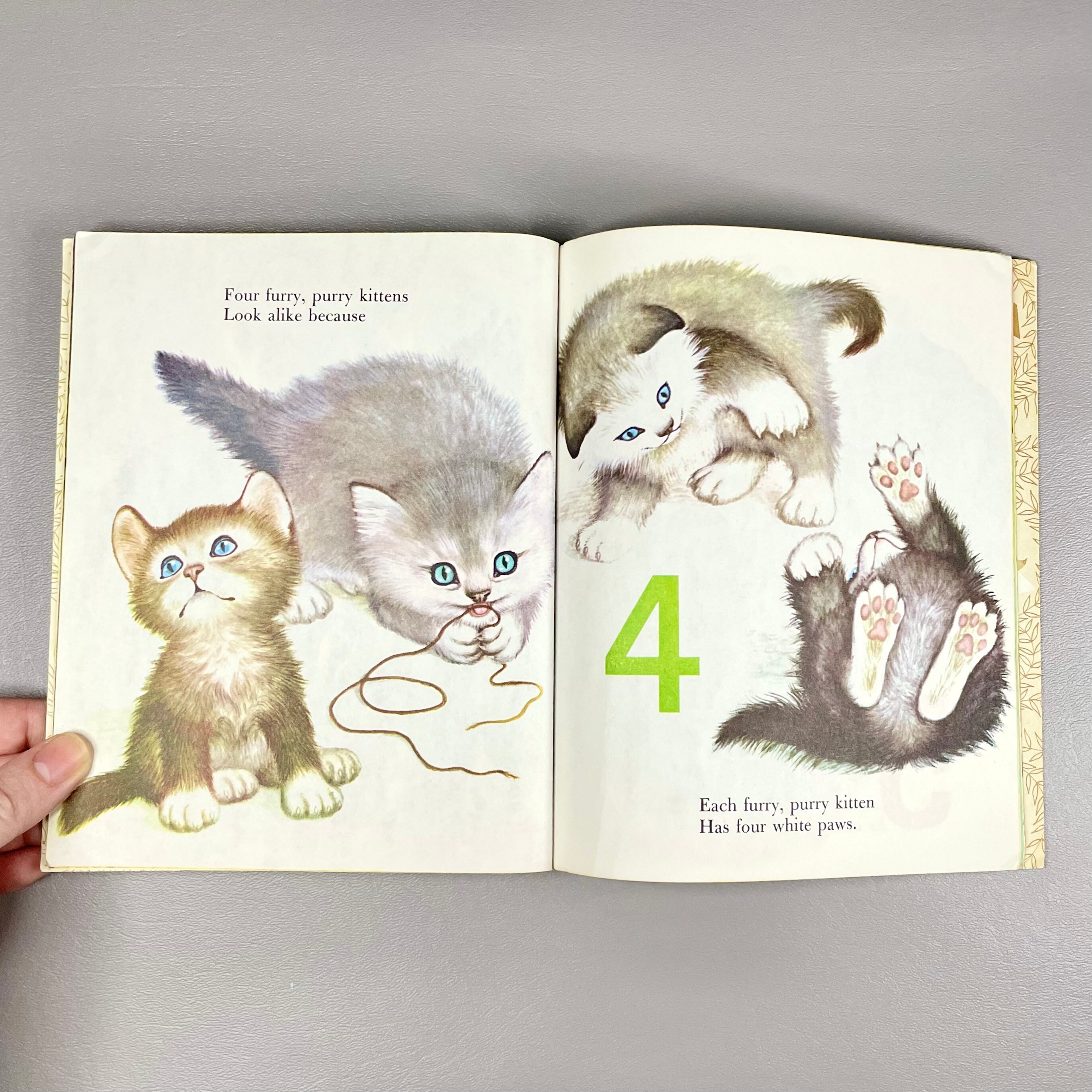 Vintage 1957 Little Golden Book my First Counting Book of Animals ...