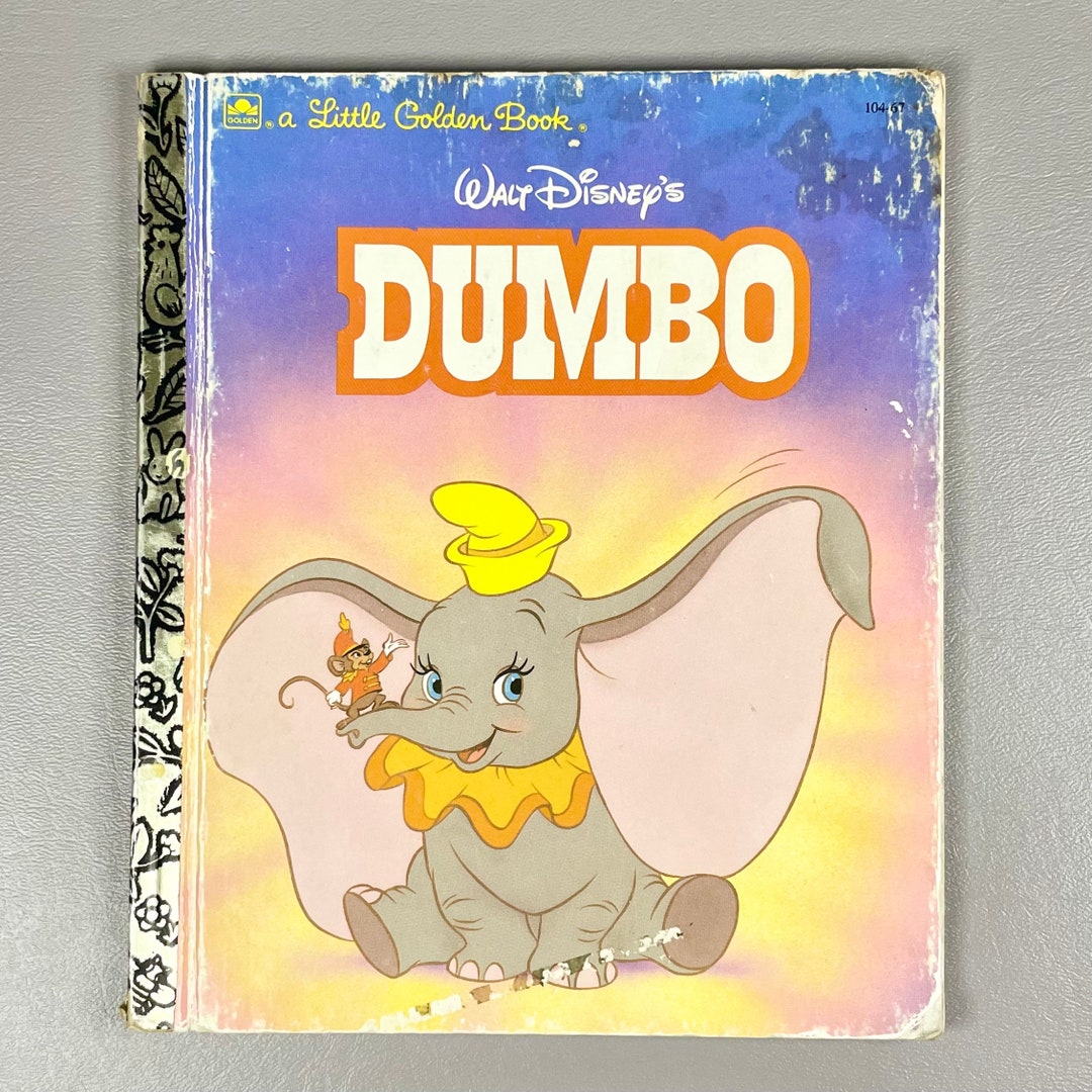 Vintage 1988 Little Golden Book “dumbo” Walt Disney’s, Hardcover Paper ...