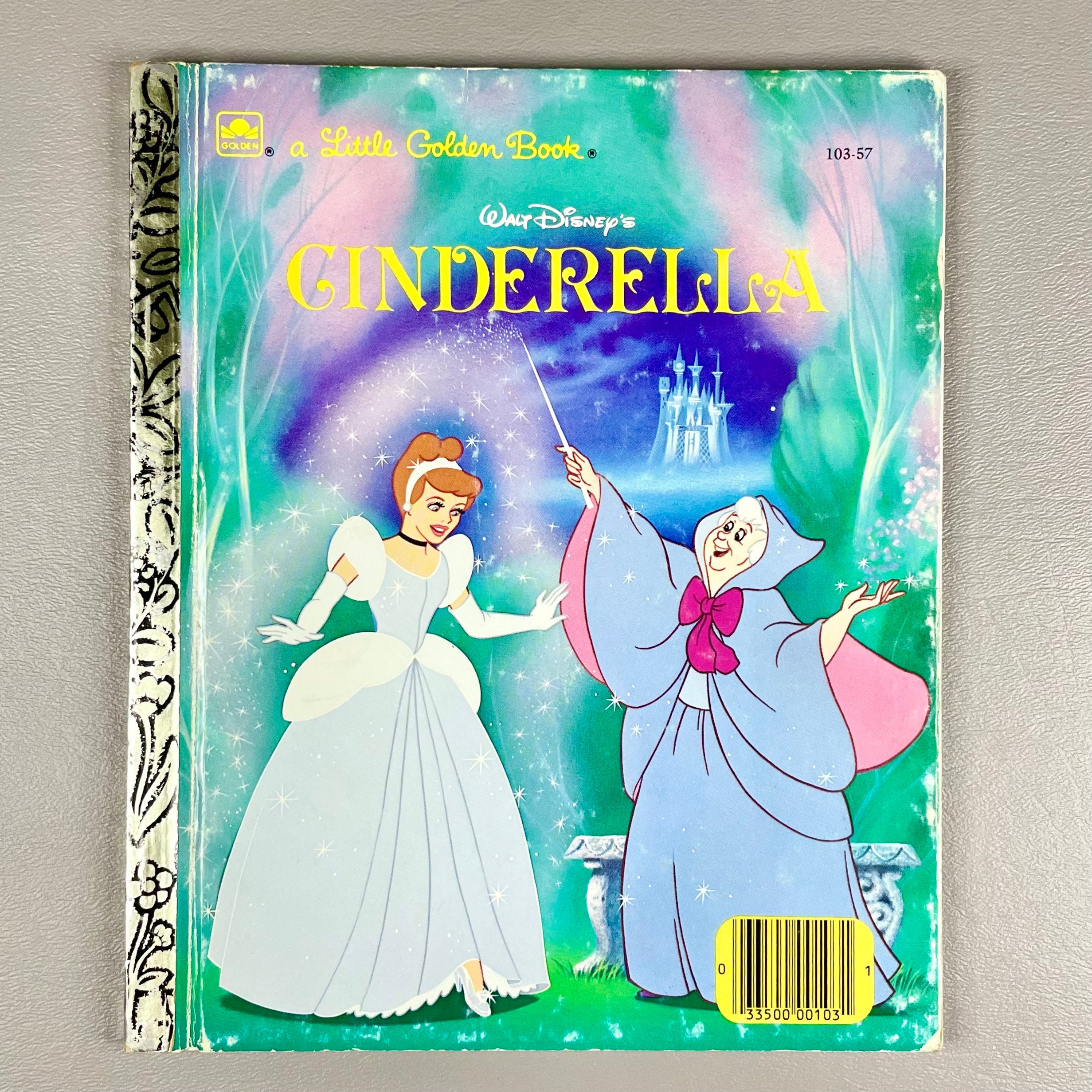 Vintage 1986 Little Golden Book “cinderella” Walt Disney’s, Hardcover ...