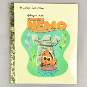 Vintage 2003 Little Golden Book “finding Nemo” Disneys Pixar, Hardcover ...