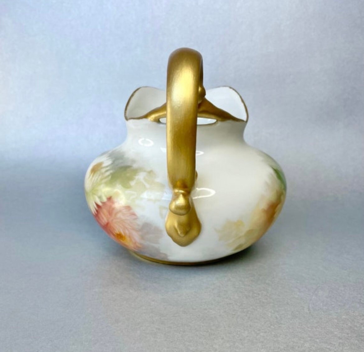 Antique Limoges T&V Cider Pitcher, Tressemann and Vogt France 1900 Hand ...