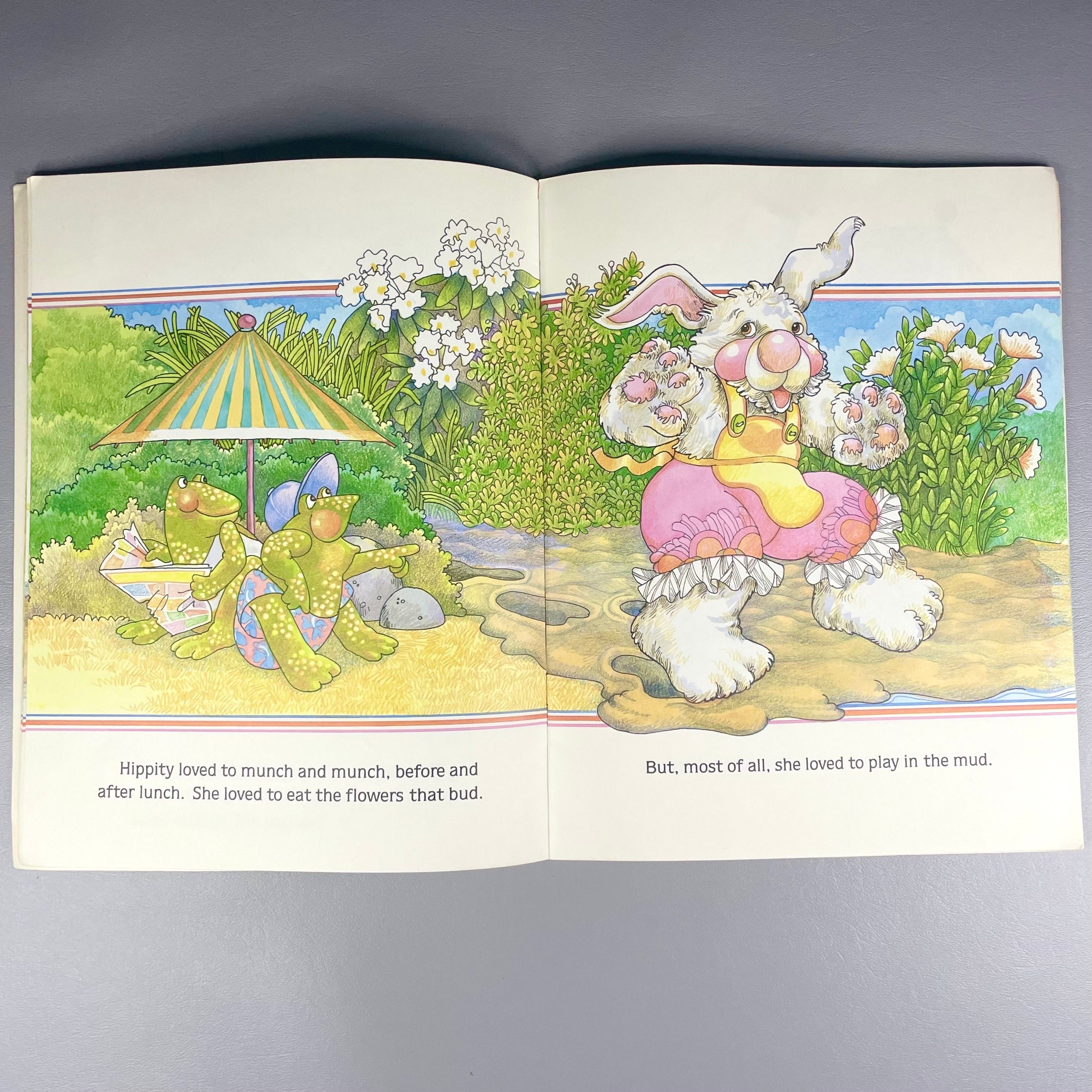 Vintage Book 1988 “hippity Hoppity a Bunny Bath Book” by Stephen ...