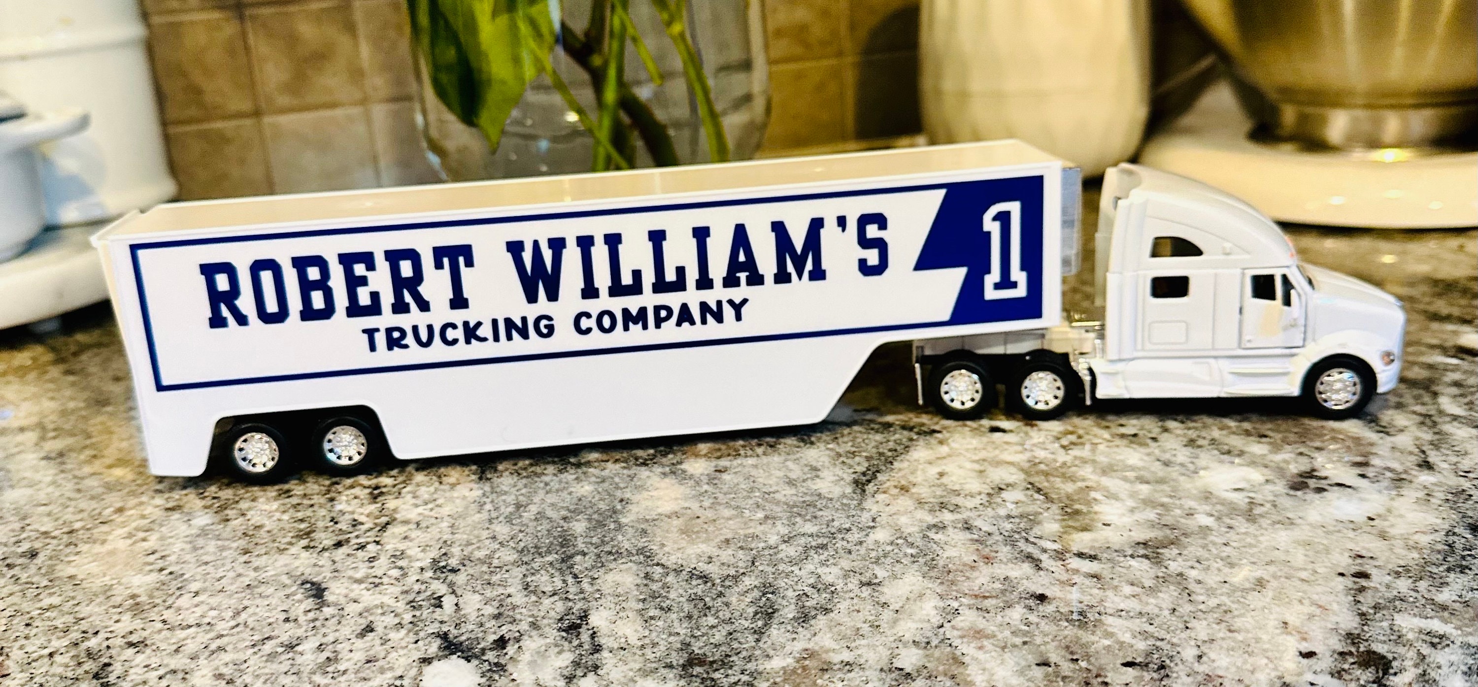 Personalized Diecast Toy Truck With Custom Double Sided Vinyl Decal - Etsy