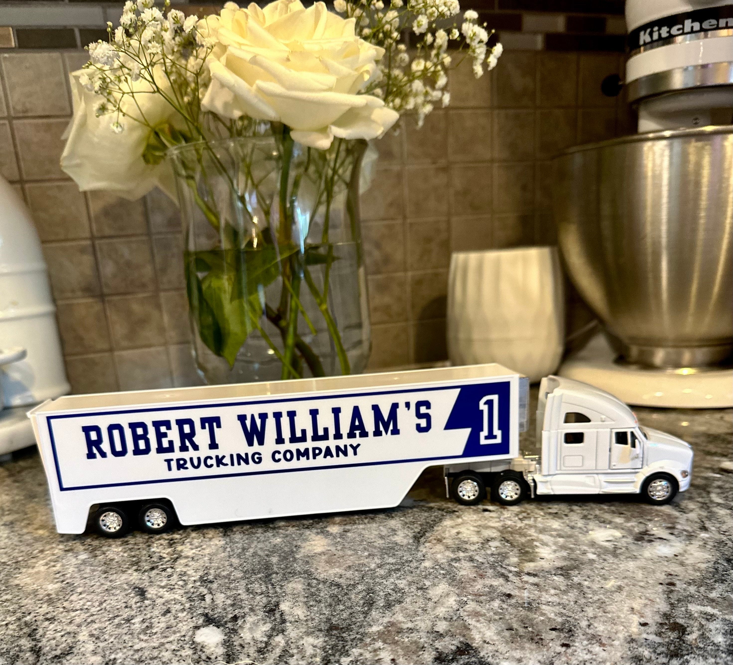 Personalized Diecast Toy Truck With Custom Double Sided Vinyl Decal - Etsy