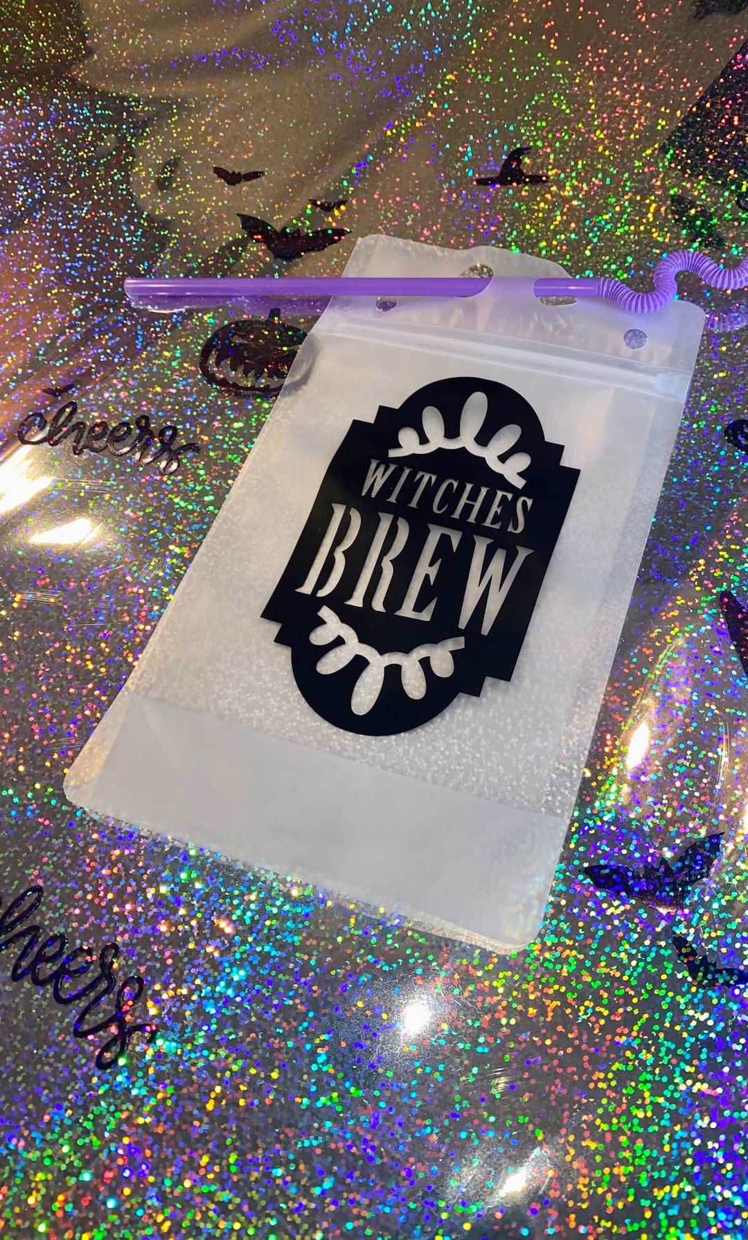 Witches Brew Label Drink Pouch - Etsy