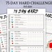 75 Hard Canva, 75 Hard Challenge Printable, A4 75 Hard Challenge Bundle ...