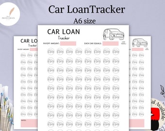Pay Car off Tracker - Etsy