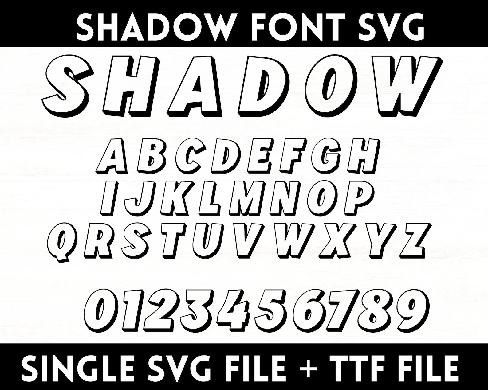 Shadow Font Svg, Shadow Letters Font, Shadow Cursive Font, Shadow Font ...