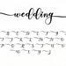 Wedding Font With Tails Cursive Font, Calligraphy Font, Cut Calligraphy ...