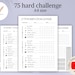 75 Hard Canva, 75 Hard Challenge Printable, A4 75 Hard Challenge Bundle ...
