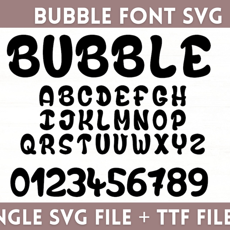 Summer Bubble Letters - Etsy